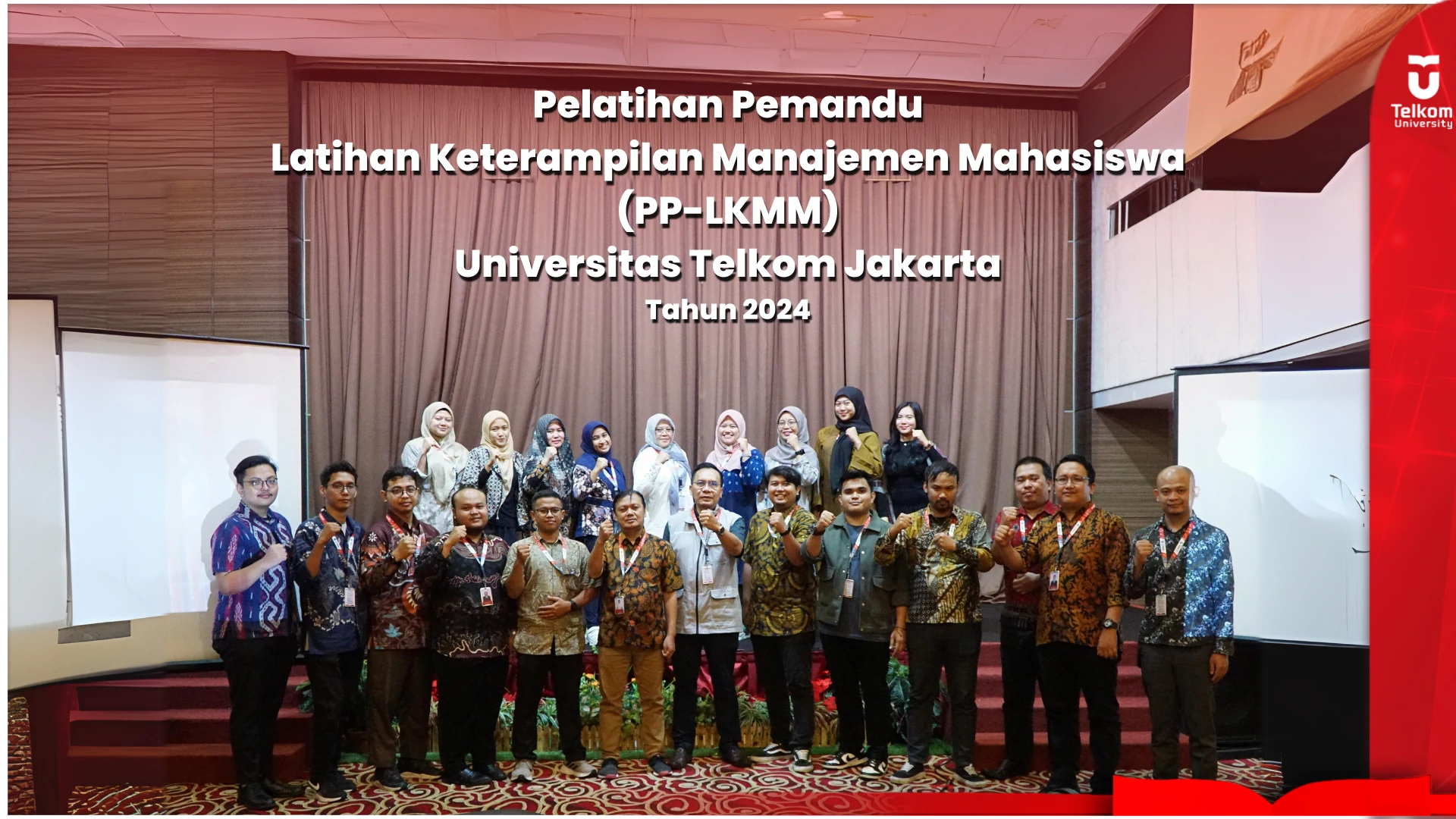 Pembekalan Pemandu TelU Jakarta dengan PP-LKMM